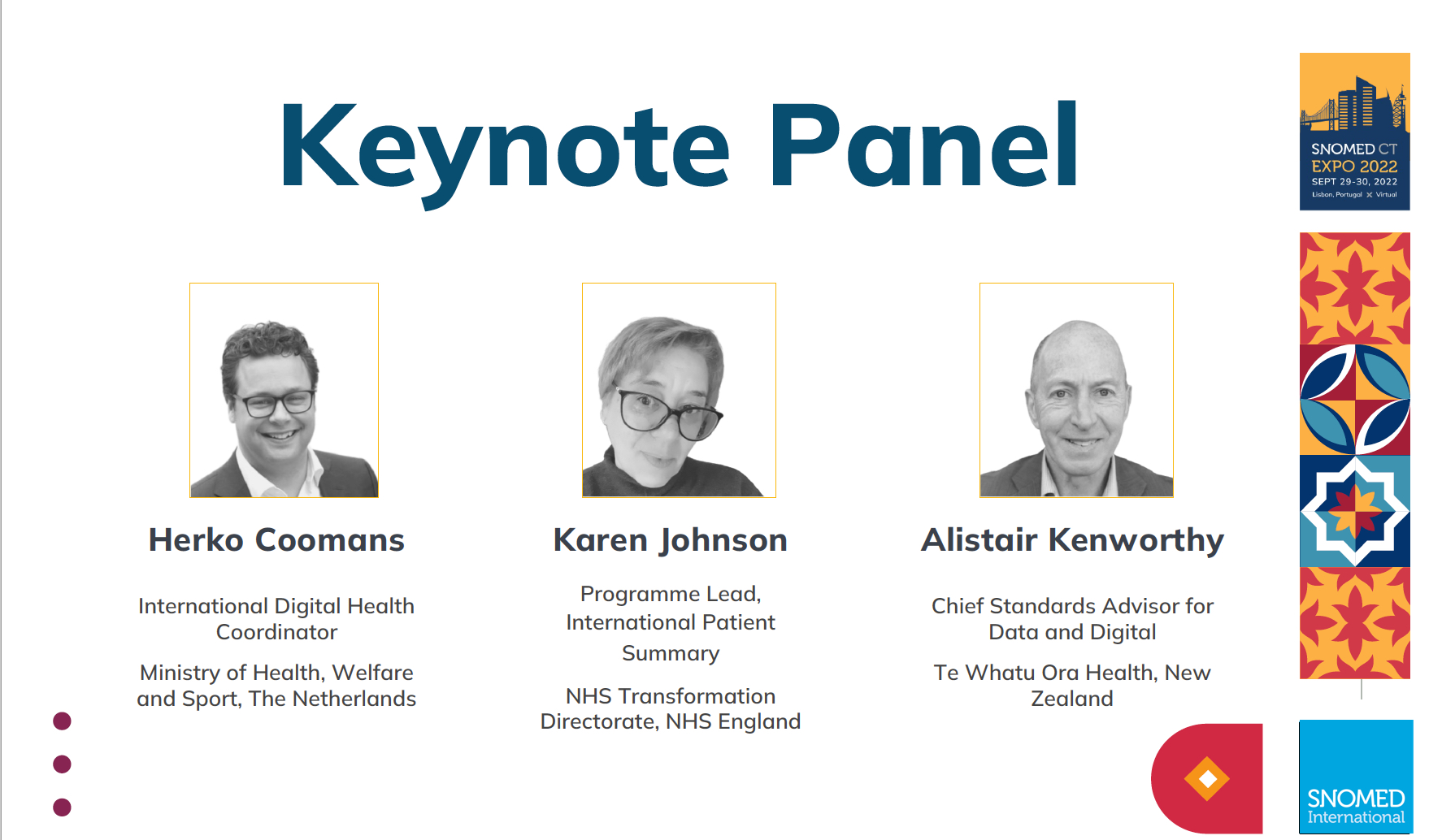 Keynote on IPS during SNOMED CT Expo 2022 – The International Patient Summary